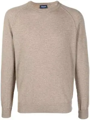 DRUMOHR Cashmere Crew-neck Jumper - Neutrals