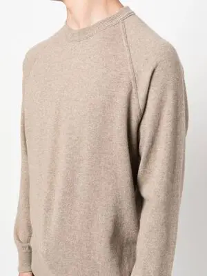 DRUMOHR Cashmere Crew-neck Jumper - Neutrals