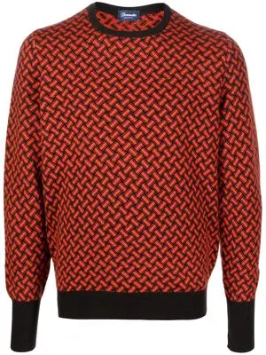 DRUMOHR Patterned Knit Jumper