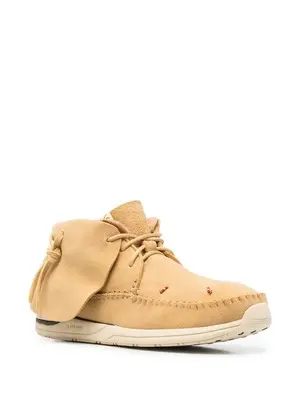 Visvim Knot-detail Lace-up Boots - Neutrals