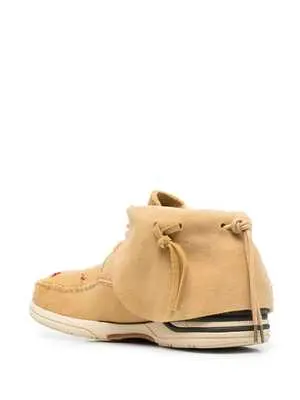 Visvim Knot-detail Lace-up Boots - Neutrals