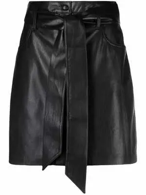 Nanushka A-line Mini Skirt - Black