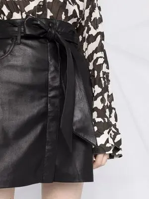 Nanushka A-line Mini Skirt - Black