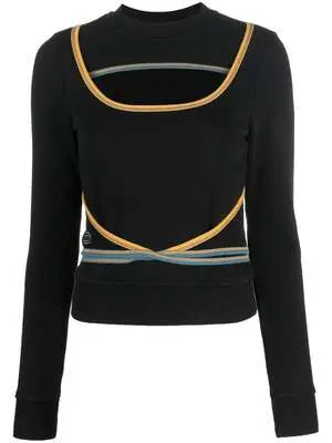DIESEL® F-crossette Logo-embroidered Sweatshirt