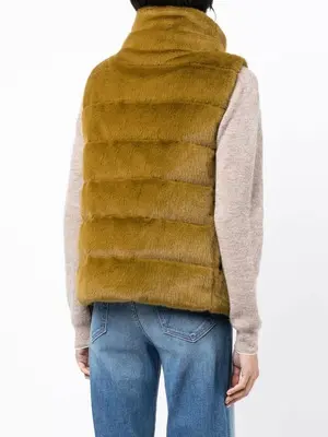 Herno Faux-fur Quilted Gilet