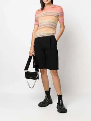 DIESEL® Mohair-alpaca Wool Blend Striped Jumper