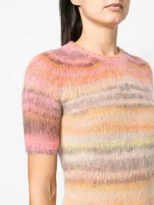 DIESEL® Mohair-alpaca Wool Blend Striped Jumper