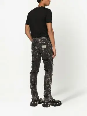 Dolce & Gabbana Heraldic Dg-patch Cotton T-shirt - Black
