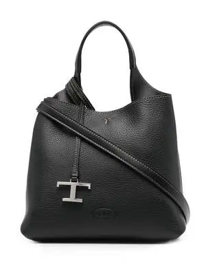 TOD'S Leather Tote - Black