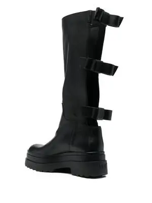 Red Valentino Bow-embellished Knee-high Boots