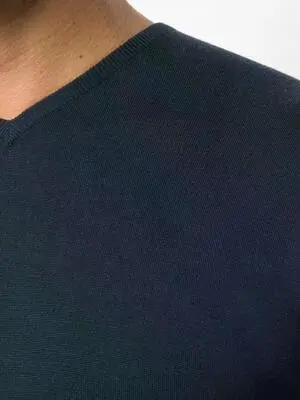 John Smedley Shipton V-neck Sweater - Blue