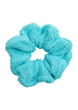 Hunza G Crinkle Scrunchie - Aqua