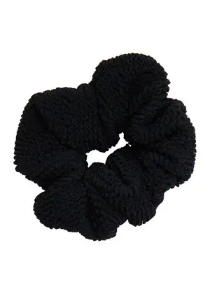 Hunza G Crinkle Scrunchie - Black
