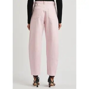 WANDLER Chamomile Light Barrel-leg Jeans