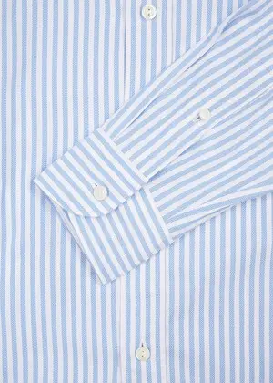 Eton Striped Cotton Oxford Shirt
