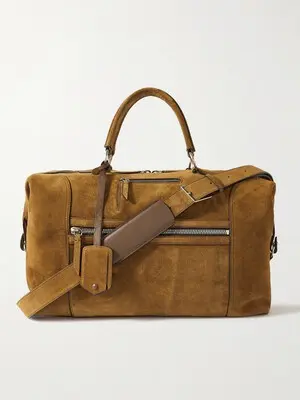 METIER Vagabond Suede Holdall - Brown