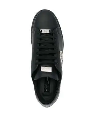 Philipp Plein Hexagon Leather Low-top Sneakers