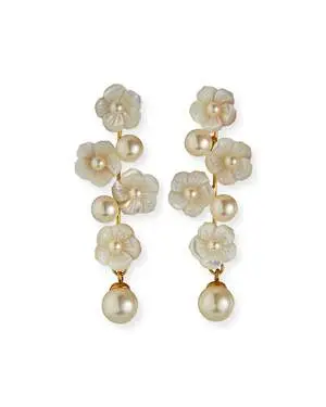 JENNIFER BEHR Calissa Pearly Earrings - Pearl