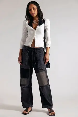 Women's Pull-On Barrel Jeans
