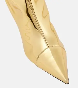 Alexandre Vauthier Alex 85 Metallic Knee-high Boots - Gold