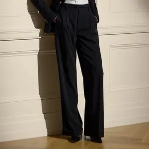 Ralph Lauren Acklie Wool Gabardine Pant - Black