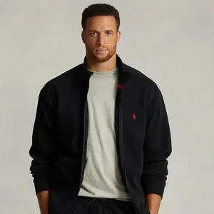Ralph Lauren Double-knit Track Jacket - Polo Black