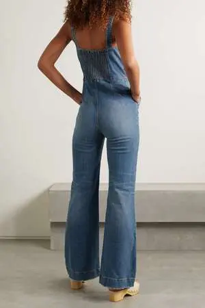 Alice + Olivia Lovetta Denim Jumpsuit