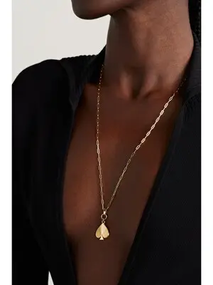 FOUNDRAE Reverie Spade 18-karat Necklace