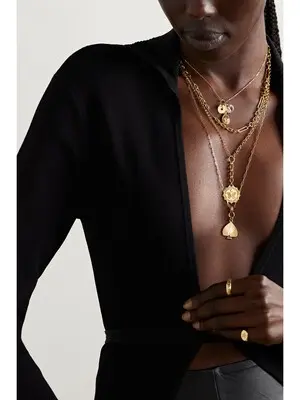 FOUNDRAE Reverie Spade 18-karat Necklace