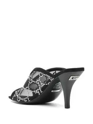 Gucci 90mm Gg Crystal Sandals