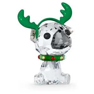 SWAROVSKI Holiday Cheers Pug Green