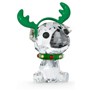 SWAROVSKI Holiday Cheers Pug - White