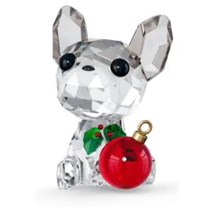 SWAROVSKI Holiday Cheers French Bulldog White