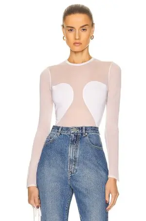 Alaïa Sheer Bodysuit
