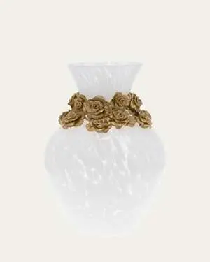 JAY STRONGWATER Rose Vase - Multi