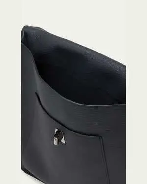 Akris Anouk Calfskin Medium Messenger Bag - Denim