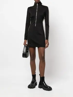 Palm Angels Leopard Track Mini Dress