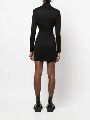 Palm Angels Leopard Track Mini Dress