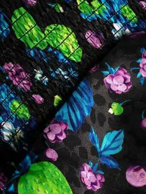 MSGM Berries Jacquard Mini Dress
