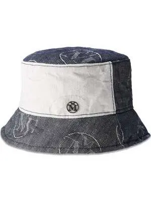 MAISON MICHEL Axel Bucket Hat - Blue