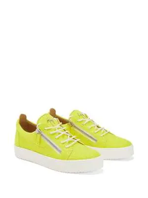 GIUSEPPE ZANOTTI Gail Glitter Sneakers - Yellow
