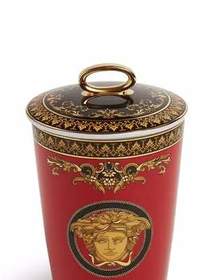 Versace Medusa Scented Candle Set - Red