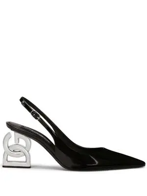 Dolce & Gabbana - 3.5 Dolce & Gabbana Patent Leather Slingback Pumps