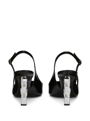 Dolce & Gabbana - 3.5 Dolce & Gabbana Patent Leather Slingback Pumps