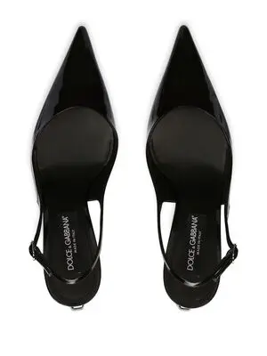Dolce & Gabbana - 3.5 Dolce & Gabbana Patent Leather Slingback Pumps