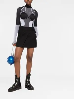 MISBHV Mock-neck Layer Top