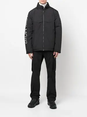 A-COLD-WALL* Logo-print Zipped Jacket