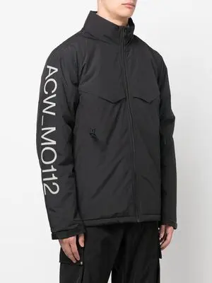 A-COLD-WALL* Logo-print Zipped Jacket