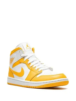 JORDAN 1 Mid Sneakers - Yellow