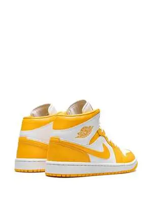 JORDAN 1 Mid Sneakers - Yellow
